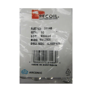 Recoil M14 x 1.25 x 3/8 Thread Repair Inserts